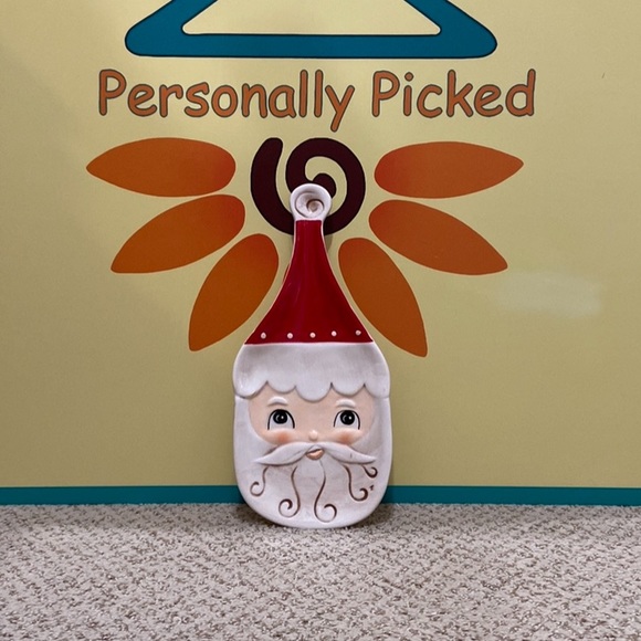 Johanna Parker | Kitchen | Johanna Parker Santa Spoon Rest | Poshmark